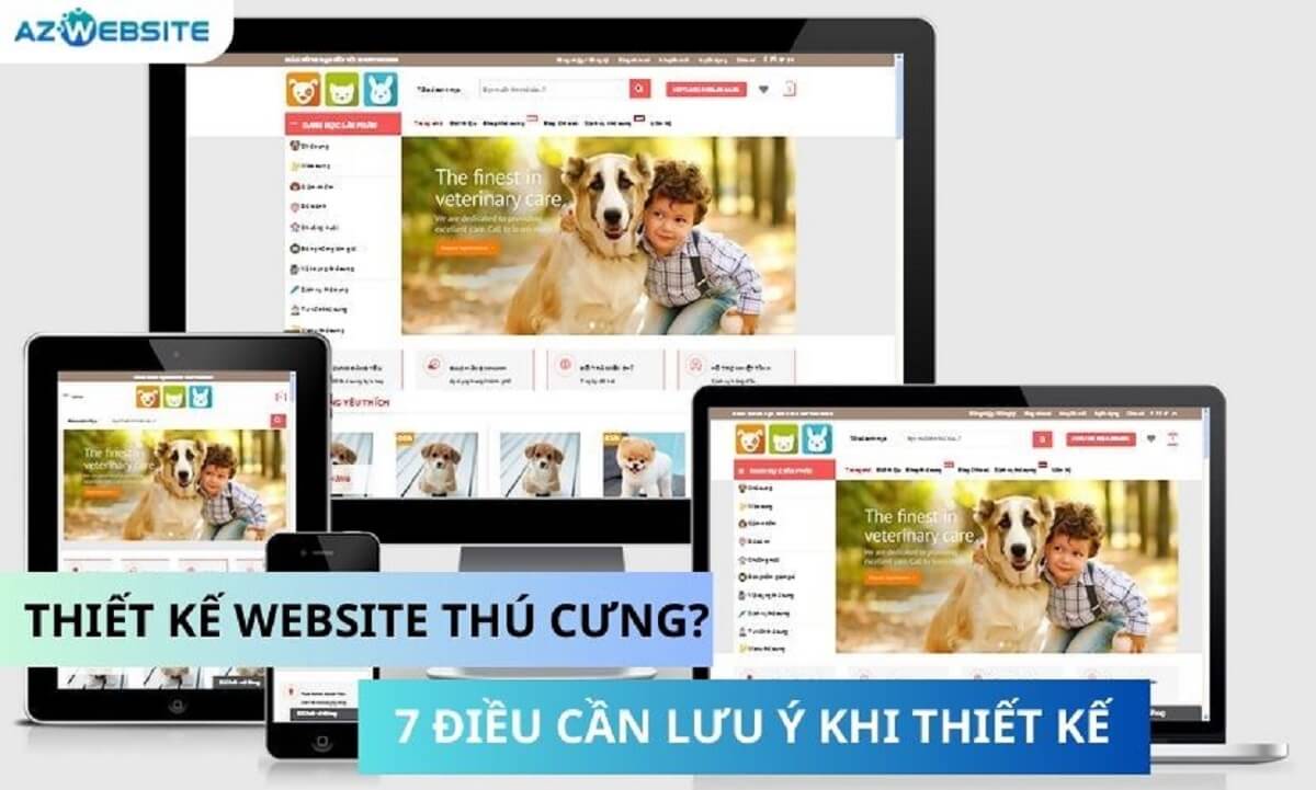 Thiết Kế Website Thú Cưng: 7 Điều Cần Lưu Ý Khi Thiết Kế